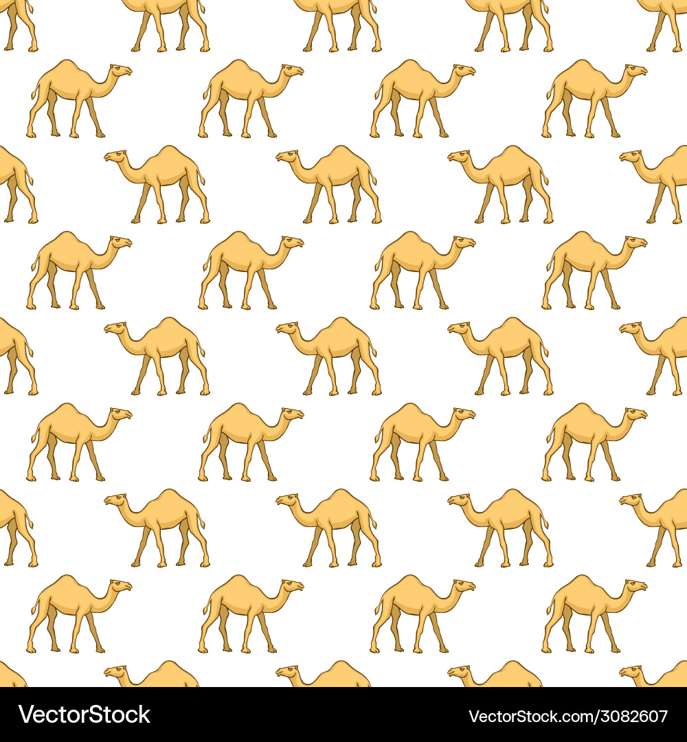 Cute Camel Pattern Royalty Free Vector Image - VectorStock