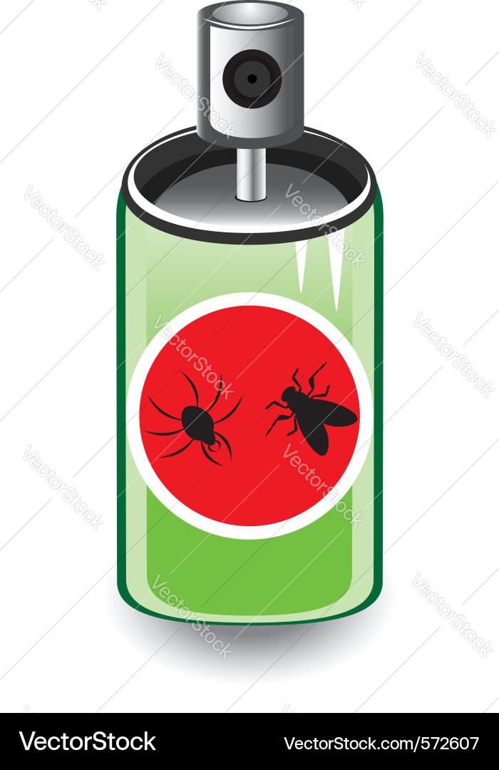 Insect spray Royalty Free Vector Image - VectorStock