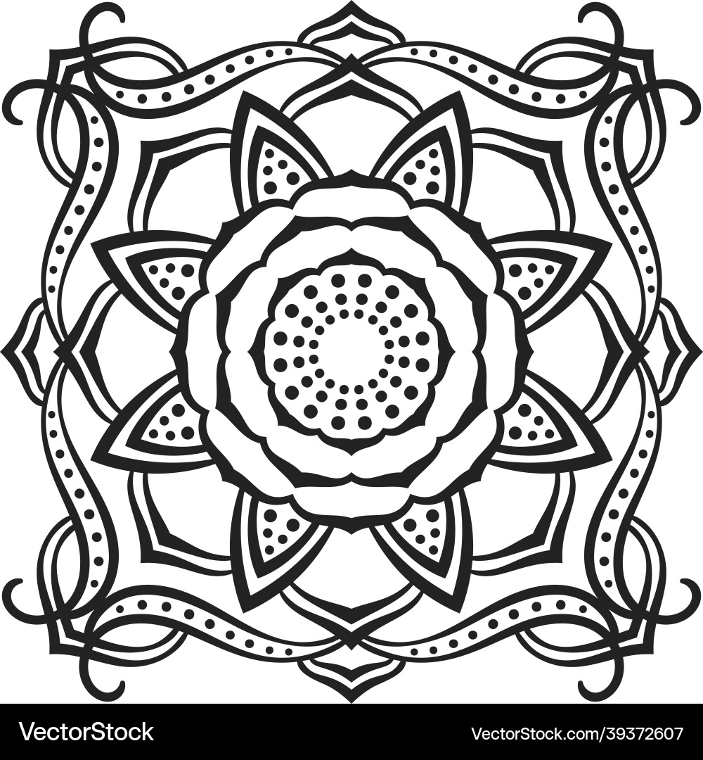 Mandala Royalty Free Vector Image - VectorStock
