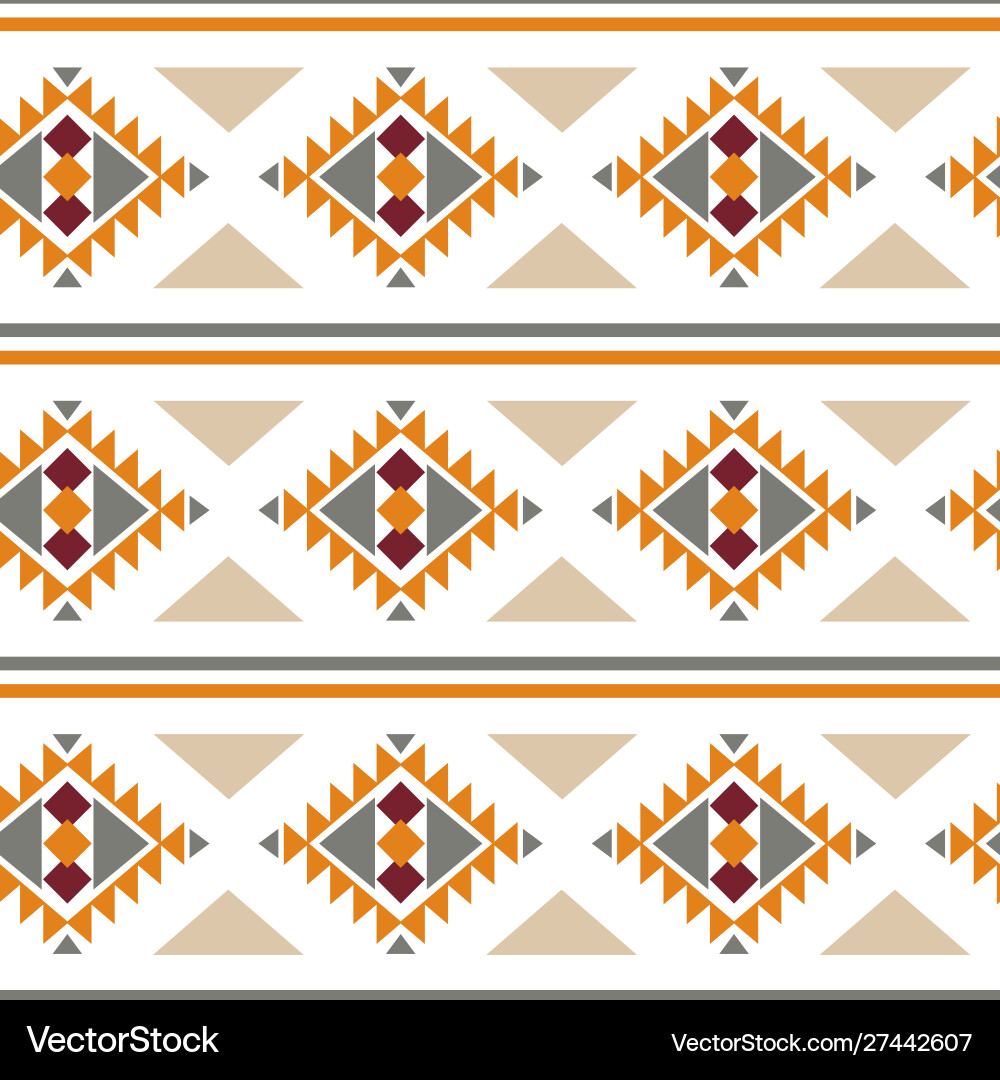 Navajo Tribal Southwestern Pattern Royalty Free Vector Image