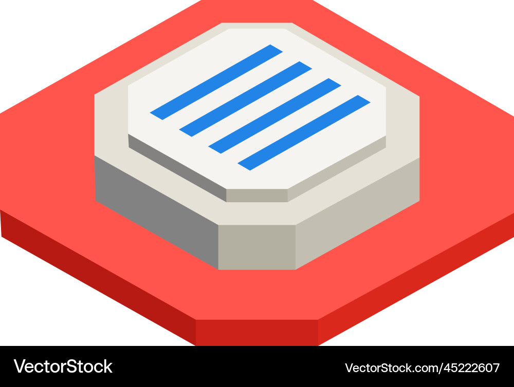 Semiconductor production chip composition Vector Image