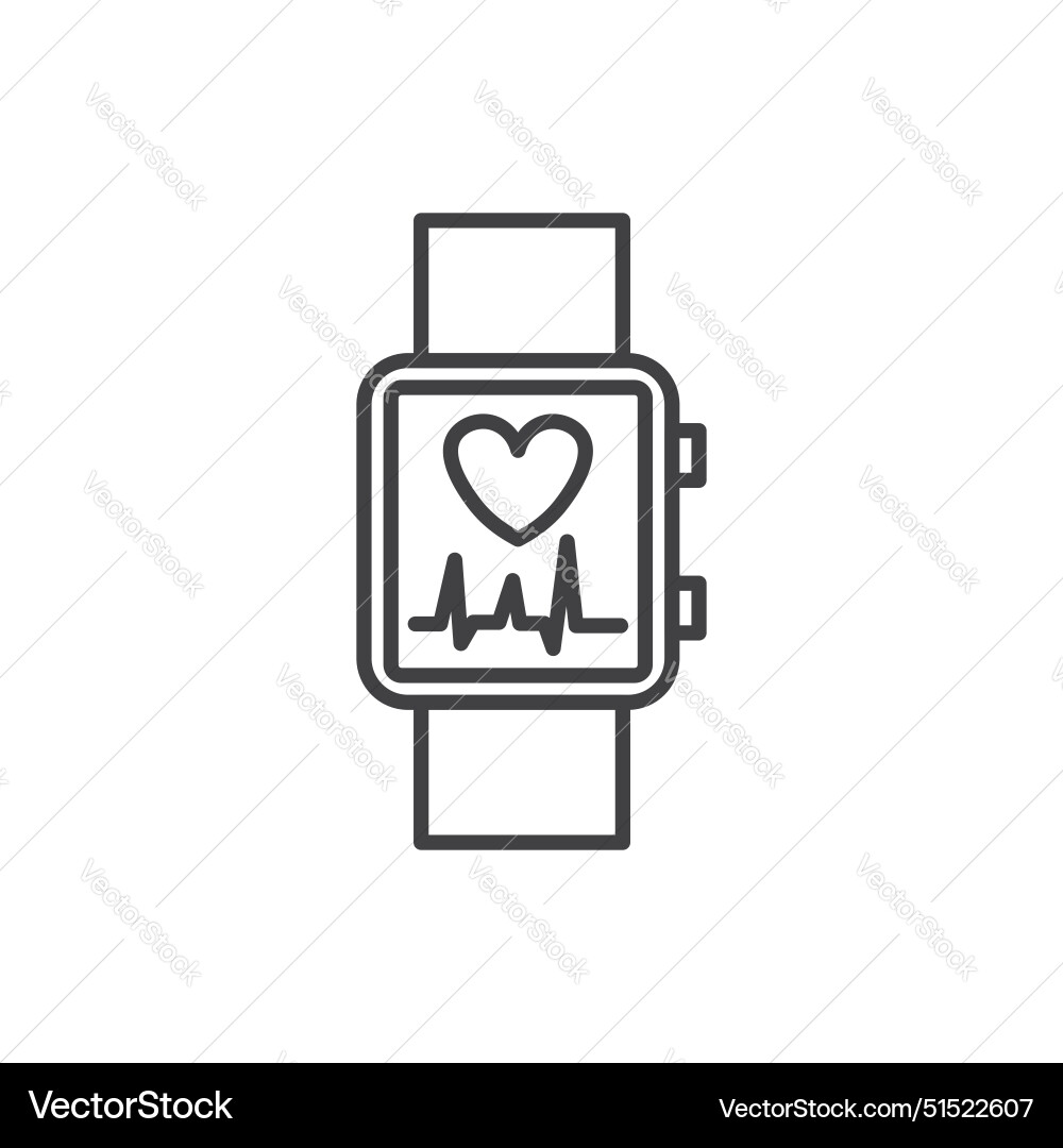 Smartwatch icon Royalty Free Vector Image - VectorStock