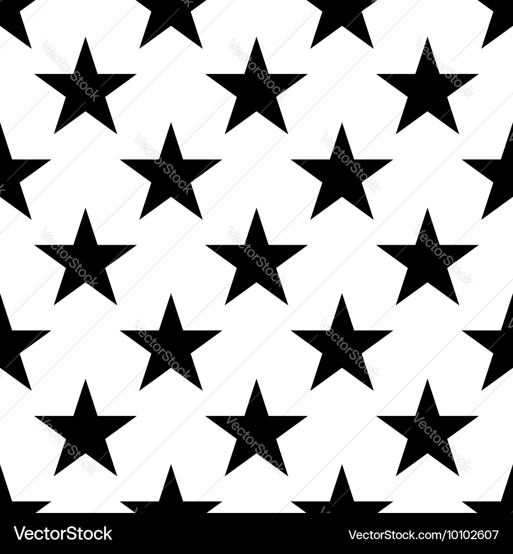 Stars seamless pattern big Royalty Free Vector Image