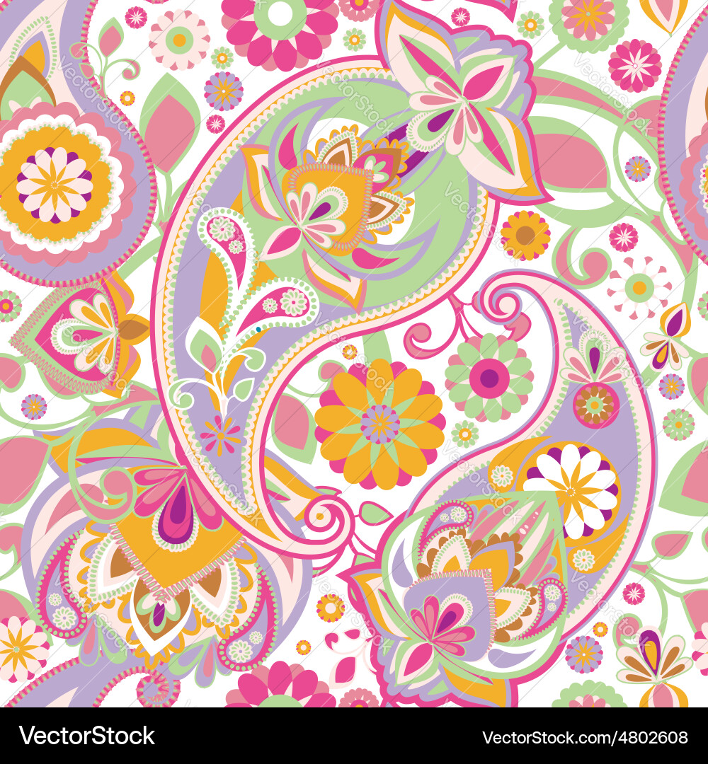 Paisley Pattern Royalty Free Vector Image - VectorStock