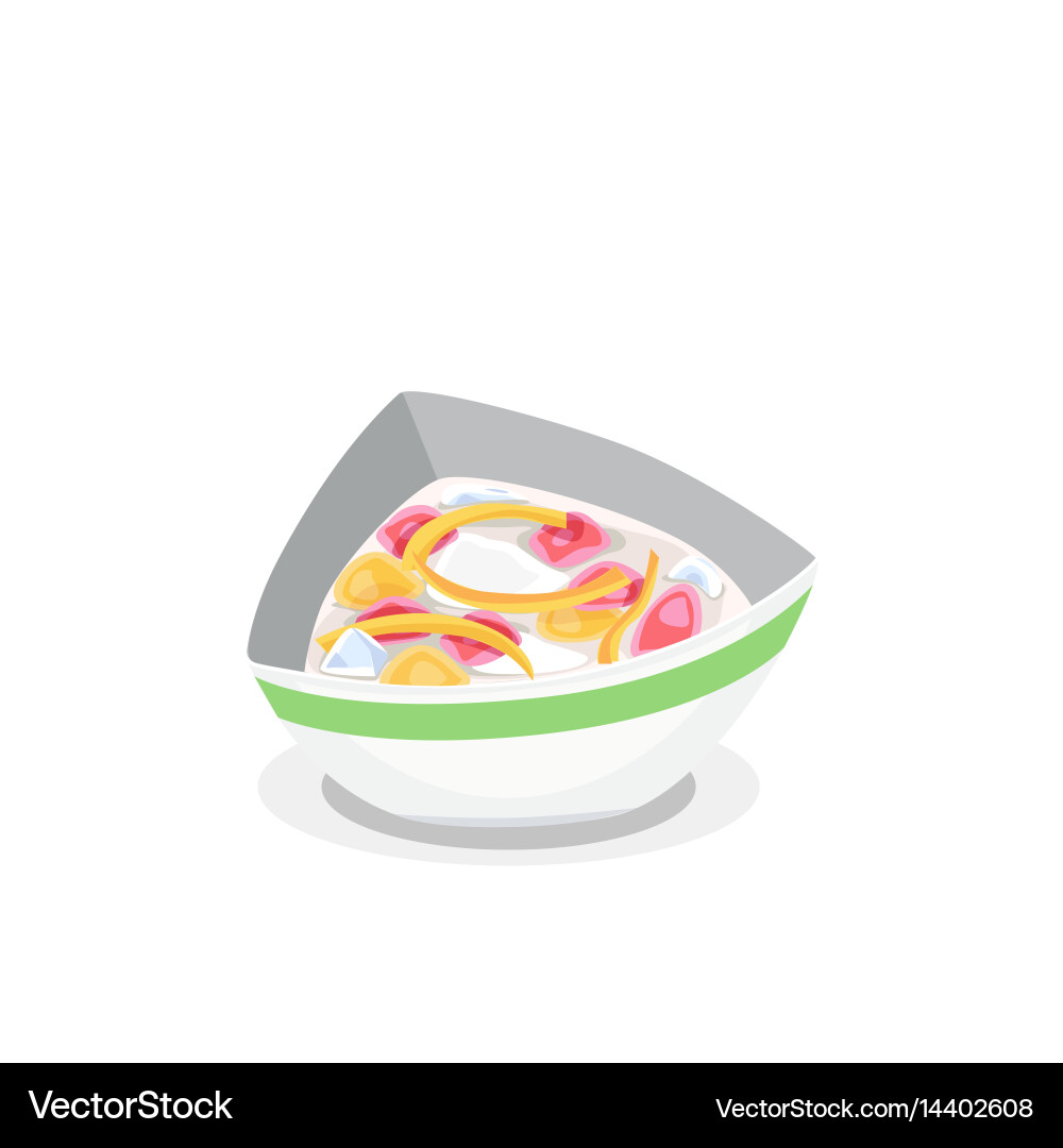 Tub Tim Krob: Water Chestnut Dessert Royalty Free Vector