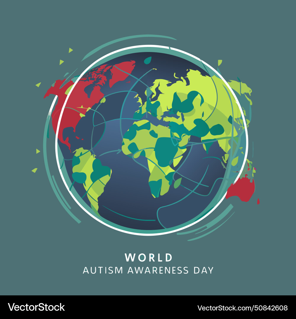World autism awareness day Royalty Free Vector Image