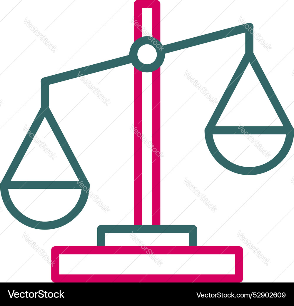 Unbalanced icon design Royalty Free Vector Image