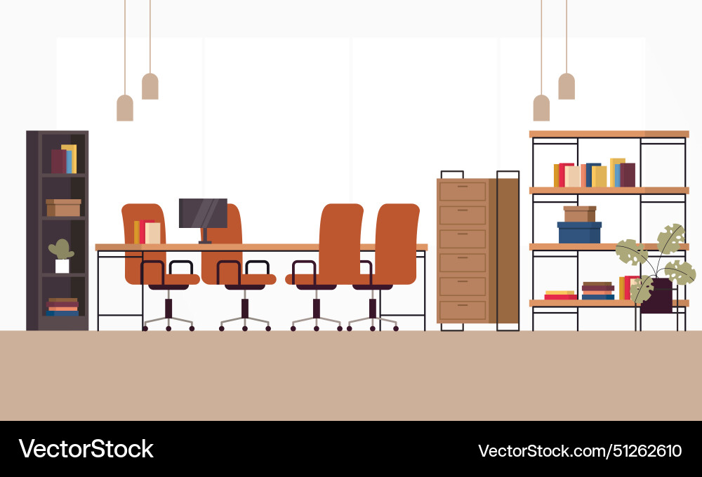 Creative and modern workplace Royalty Free Vector Image