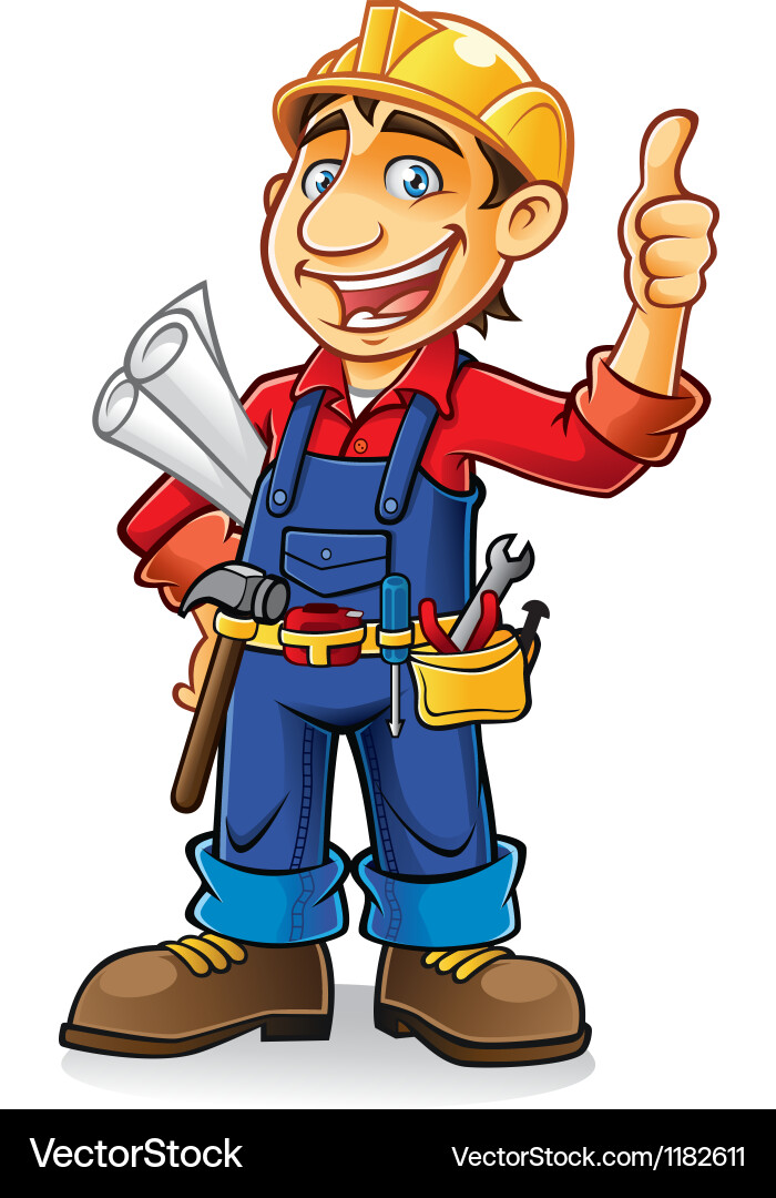 Construction worker Royalty Free Vector Image - VectorStock