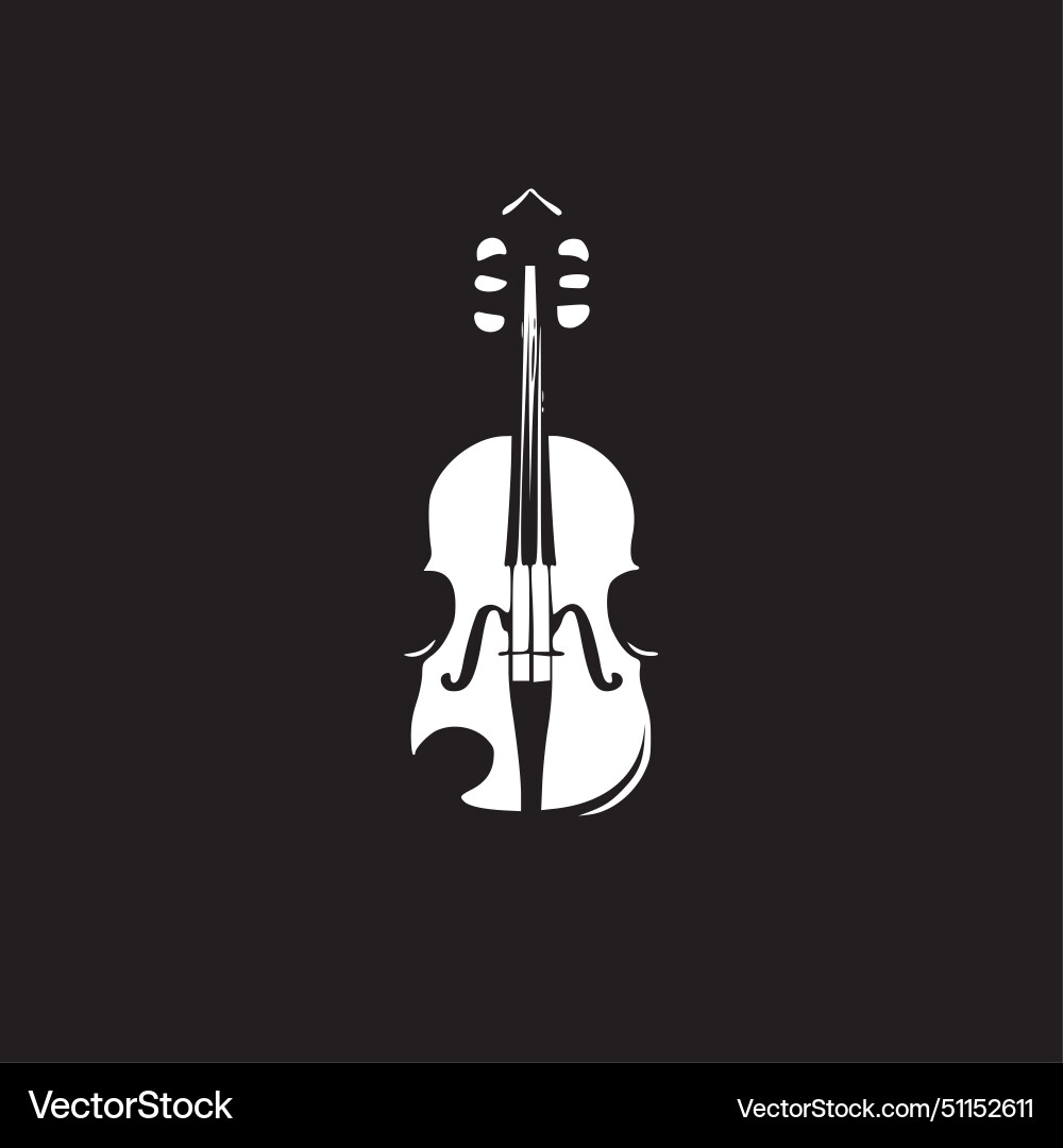 Music - black and white isolated icon Royalty Free Vector