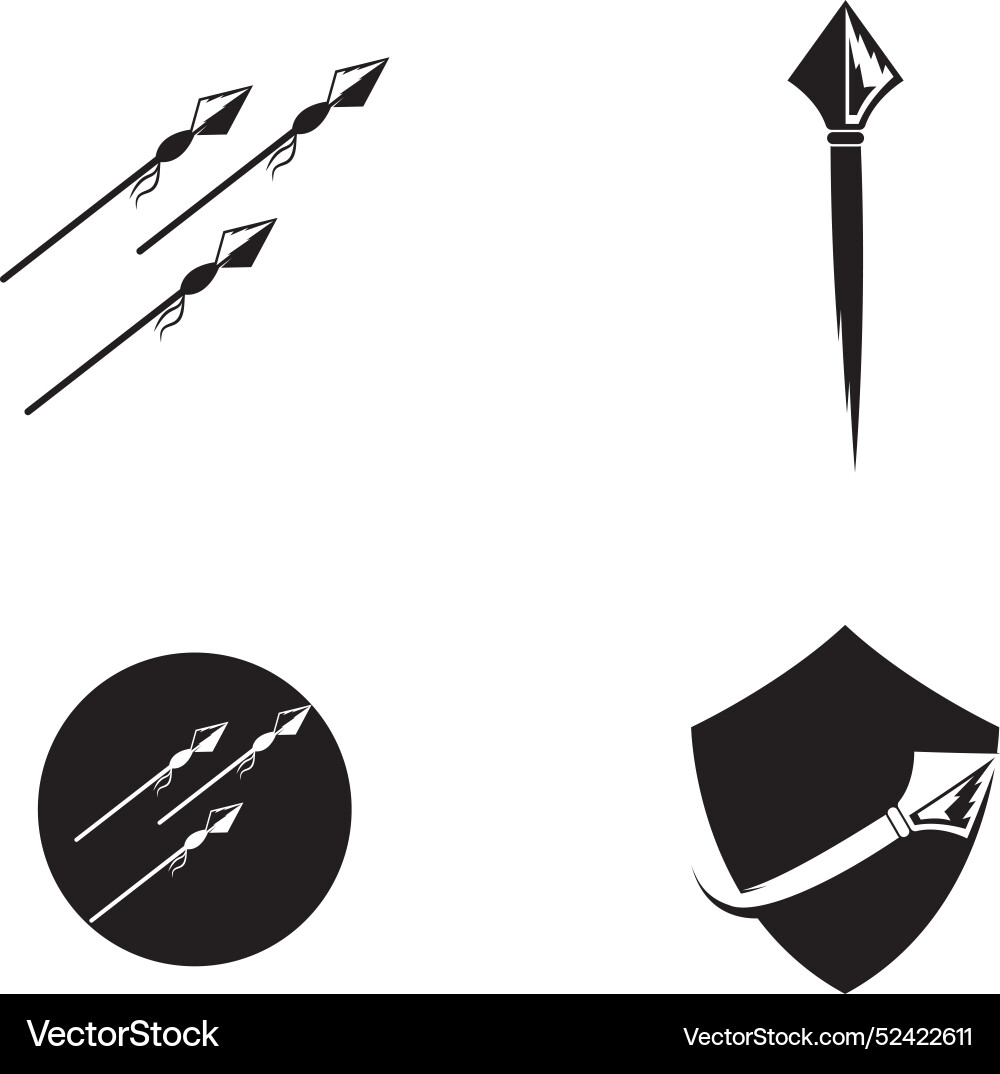Spear logo Royalty Free Vector Image - VectorStock