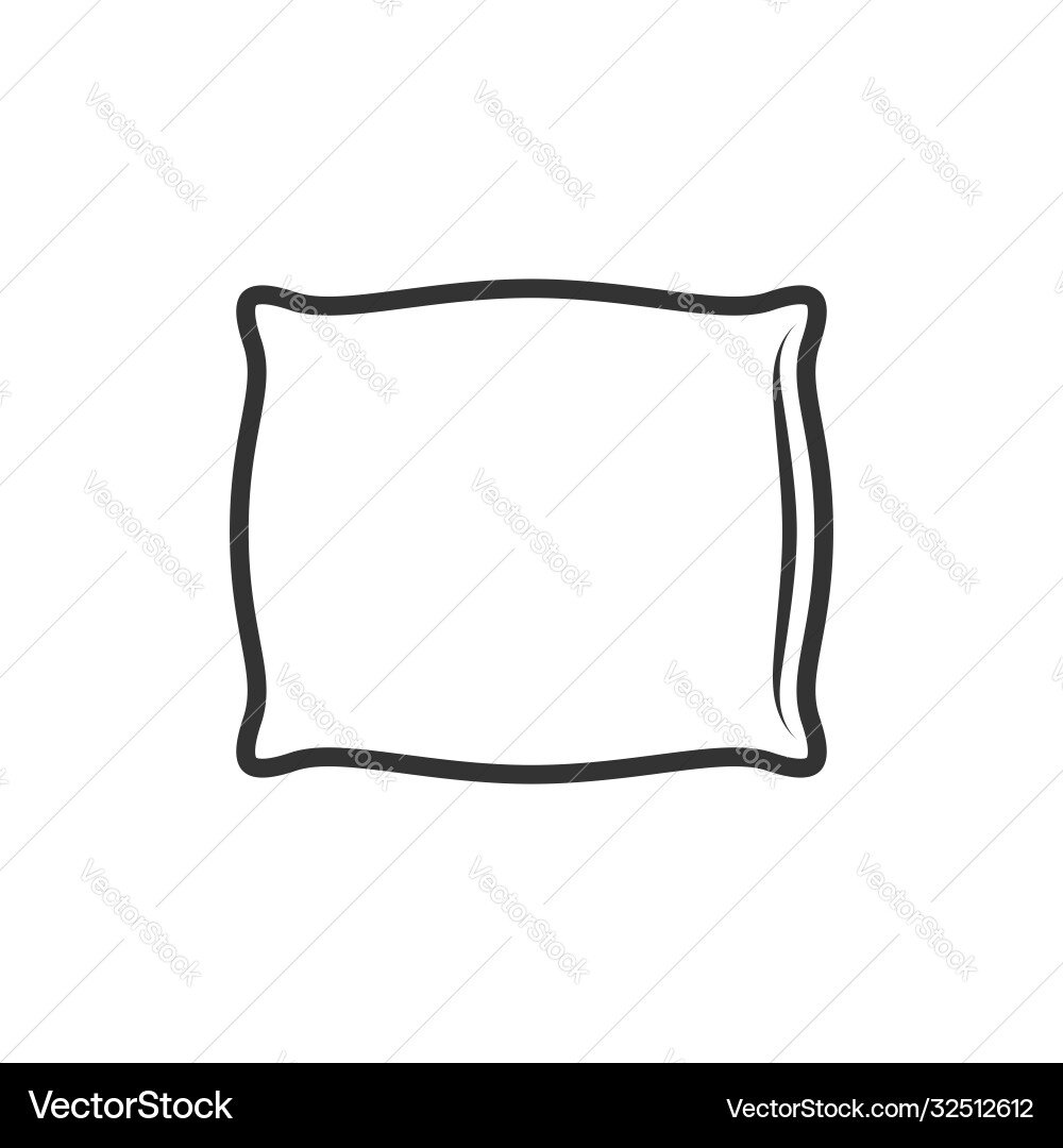 Pillow Royalty Free Vector Image - VectorStock