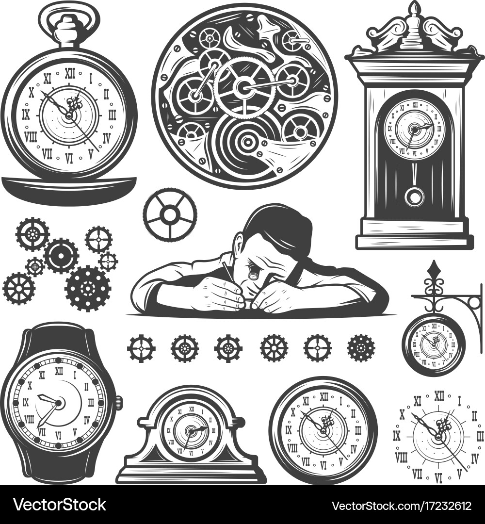 Clock Repair Vector Images (over 10,000)