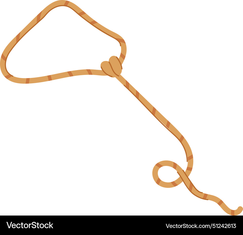 Rodeo lasso cartoon Royalty Free Vector Image - VectorStock