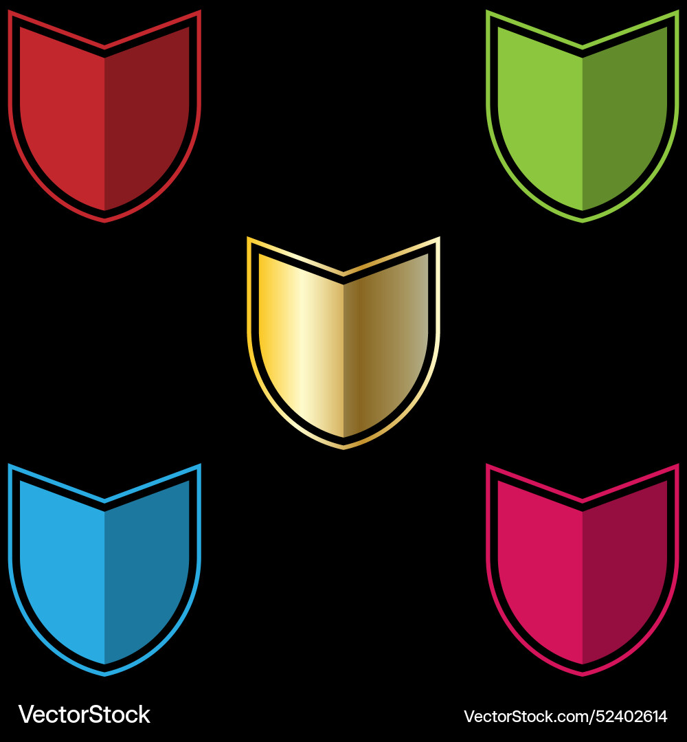 Shield 10 Royalty Free Vector Image - VectorStock