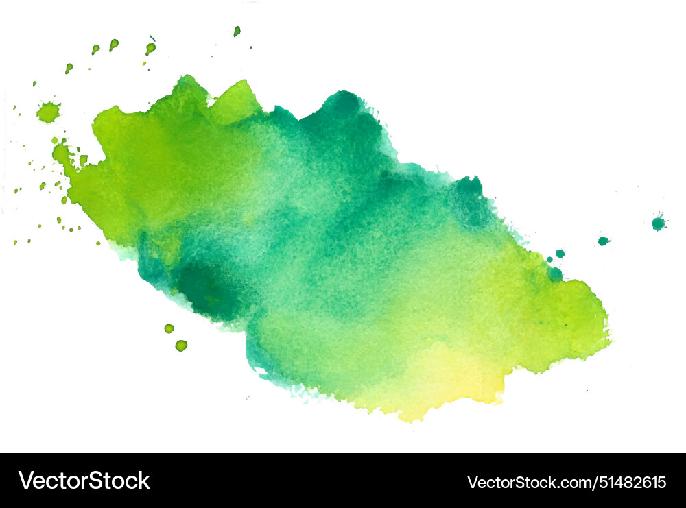 Artistic watercolor stain texture backdrop Vector Image