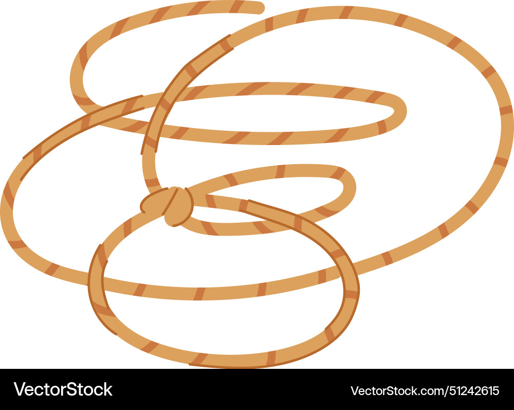 Rope lasso cartoon Royalty Free Vector Image - VectorStock