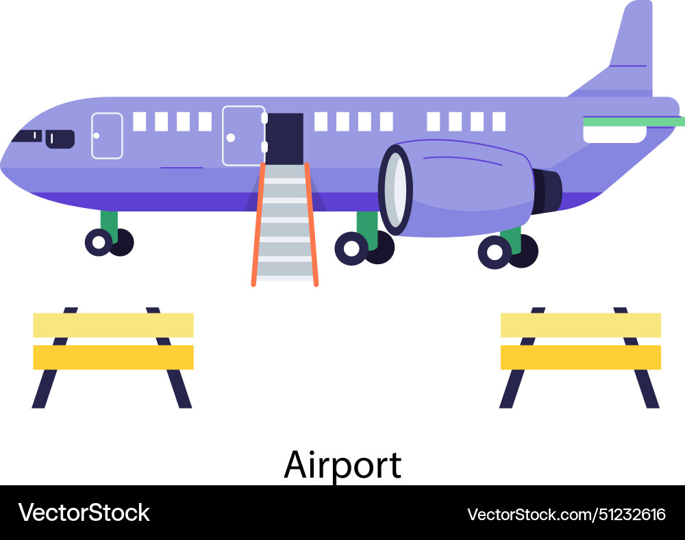 Airport Royalty Free Vector Image - VectorStock