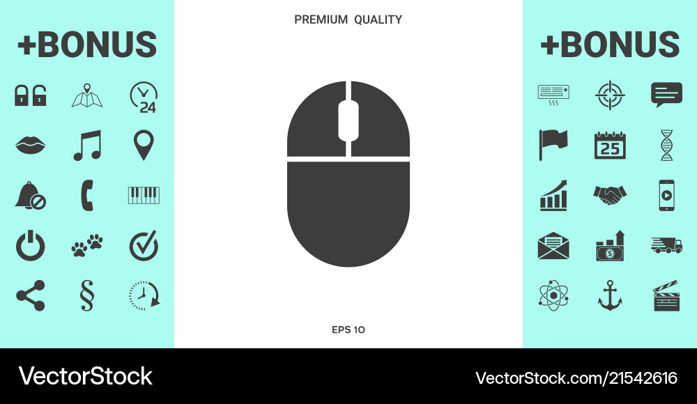 Computer mouse icon Royalty Free Vector Image - VectorStock