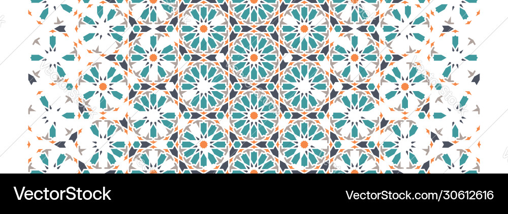 Islamic arabic geometric decor traditional Vector Image