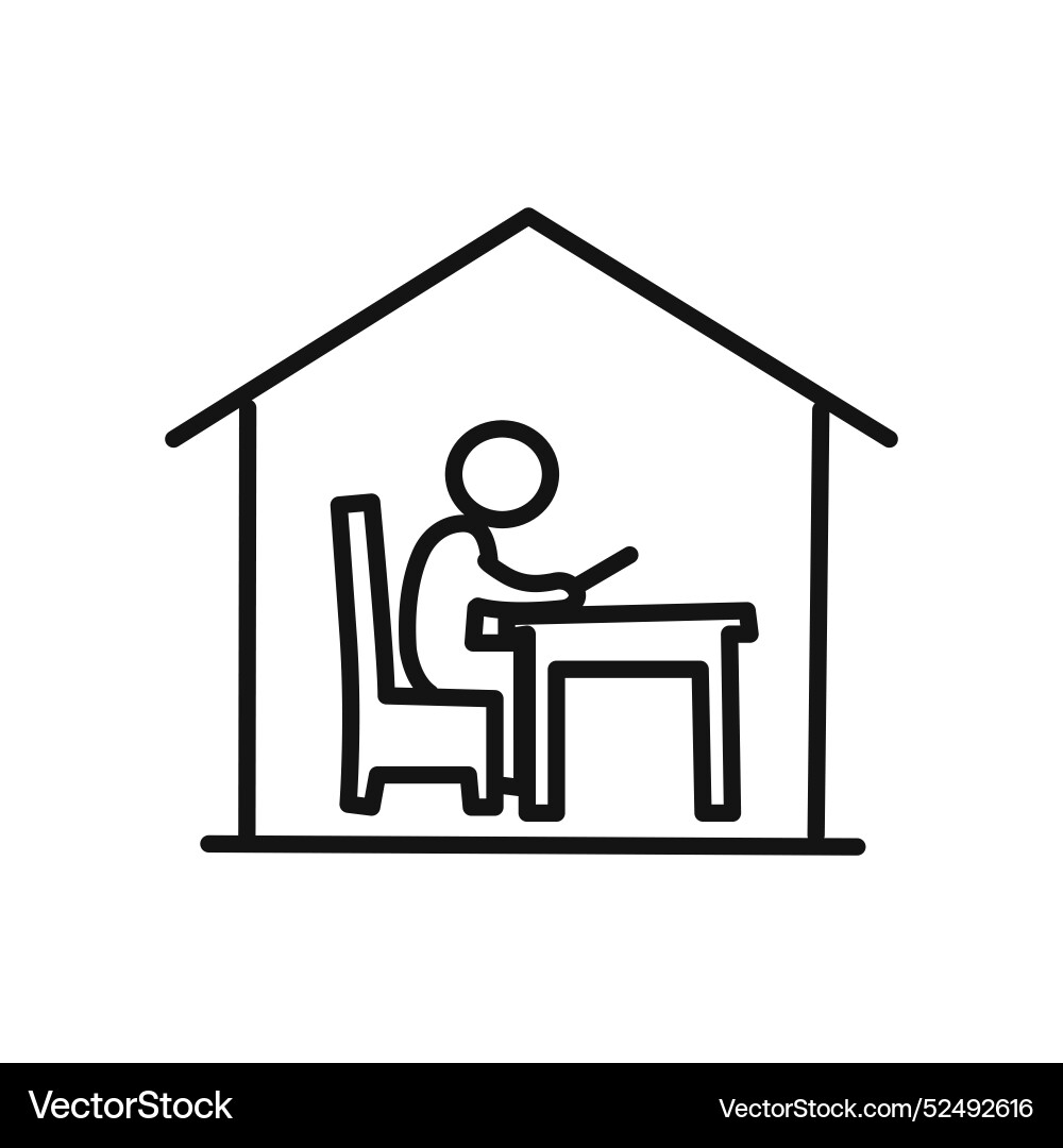 Tuition fee icon linear graphics set Royalty Free Vector