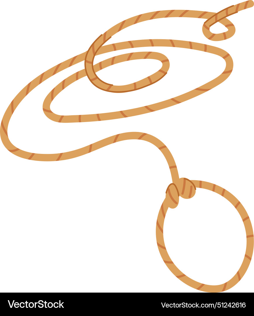 Cartoon Lasso Poster With A Lasso In Hand, The Cartoon Monkey Swings