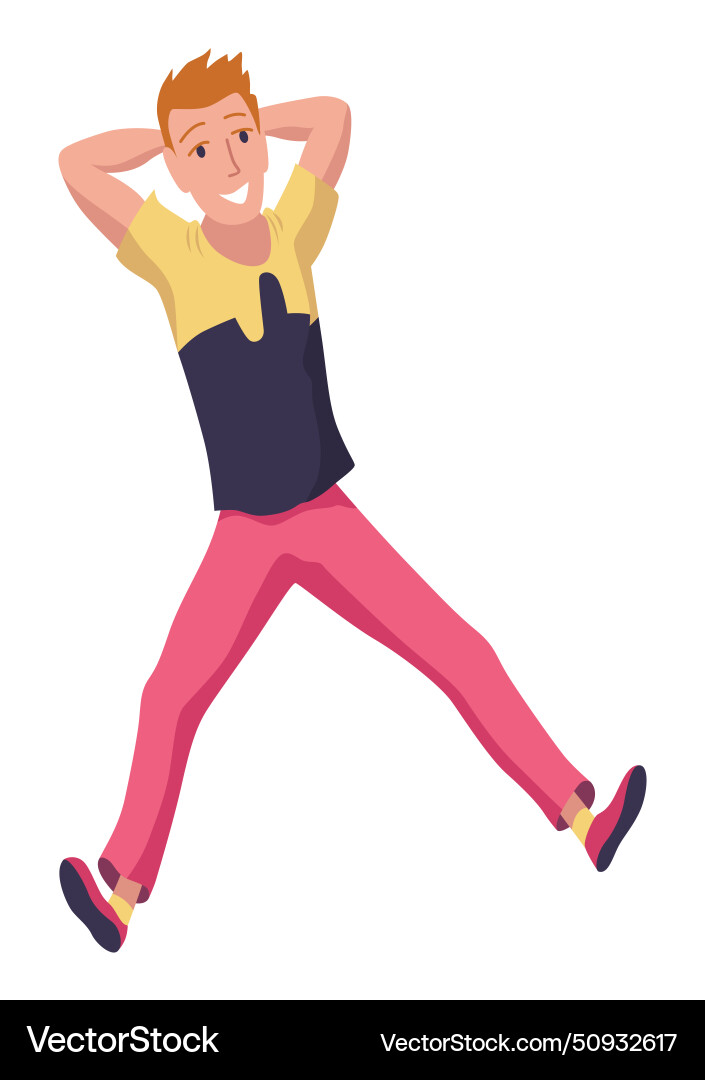 Kids jumping icon child activities design element Vector Image