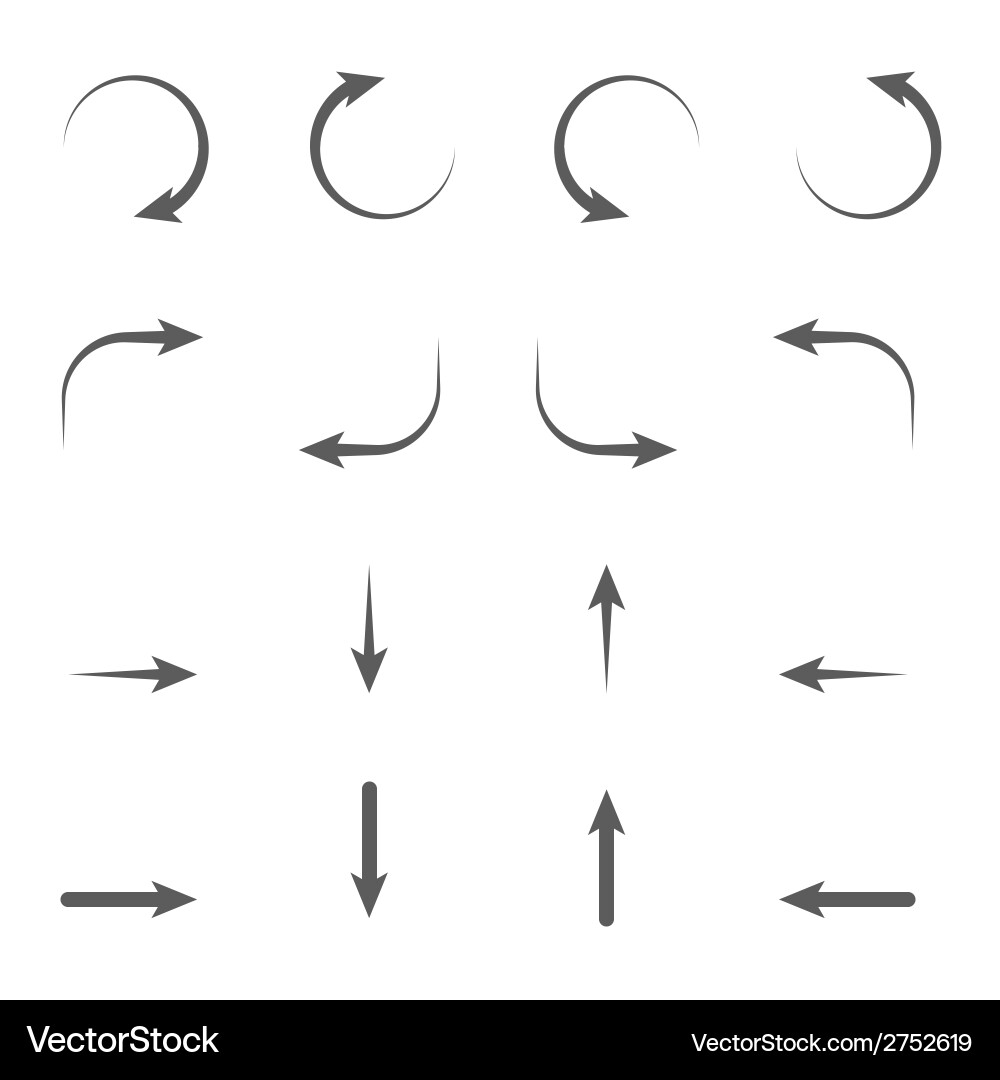 Directional Signs & Symbols Royalty Free Vector Image