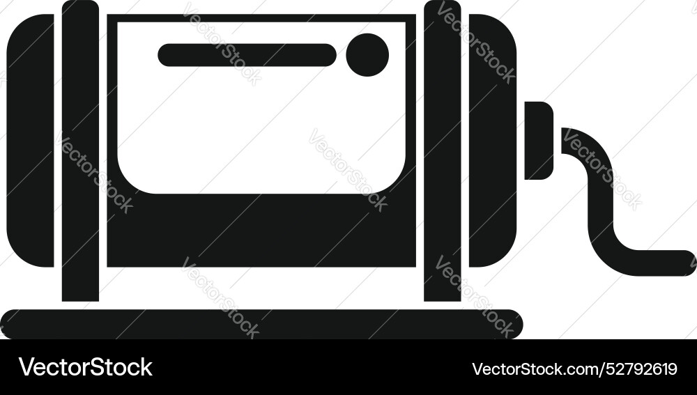 Electric generator producing electricity using Vector Image
