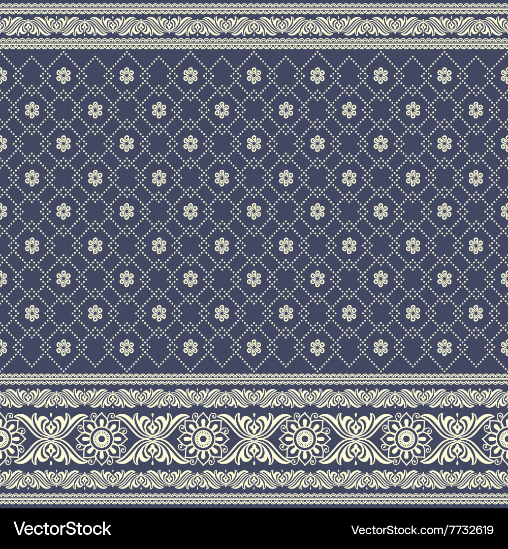 Indian seamless pattern Royalty Free Vector Image