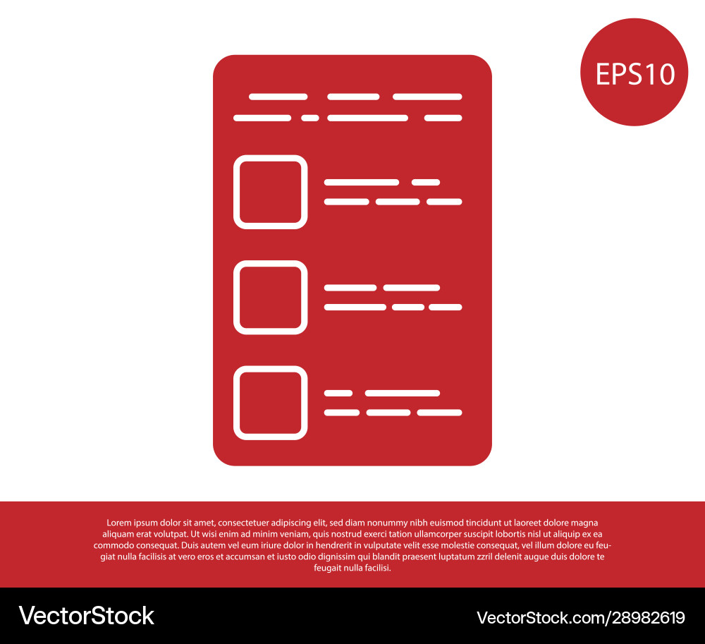 Red create account screen on mobile phone icon Vector Image