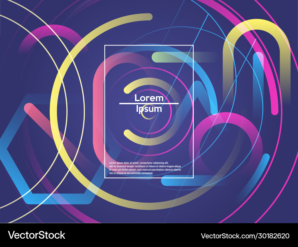 Abstract Color Composition Royalty Free Vector Image