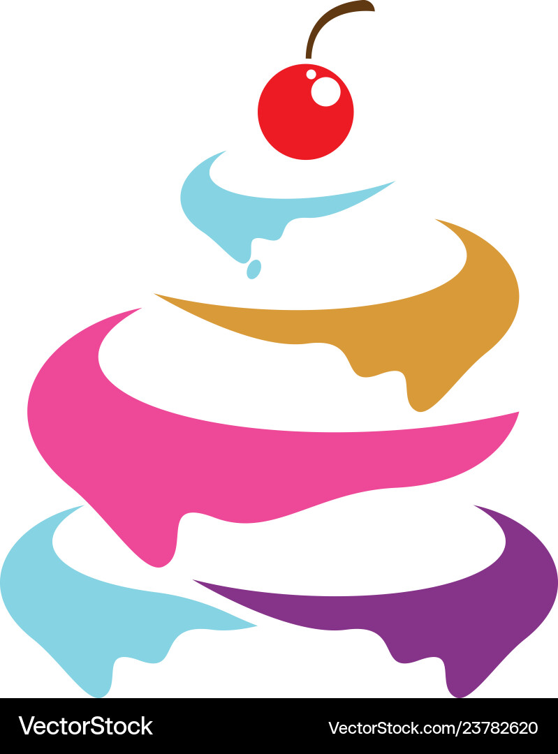 Cake sign icon Royalty Free Vector Image - VectorStock