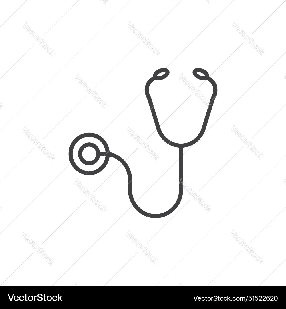Stethoscope icon Royalty Free Vector Image - VectorStock