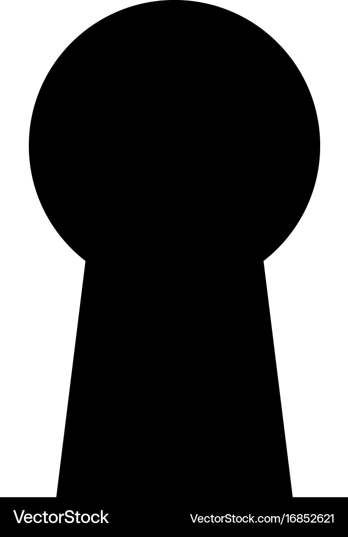 Keyhole Royalty Free Vector Image - VectorStock