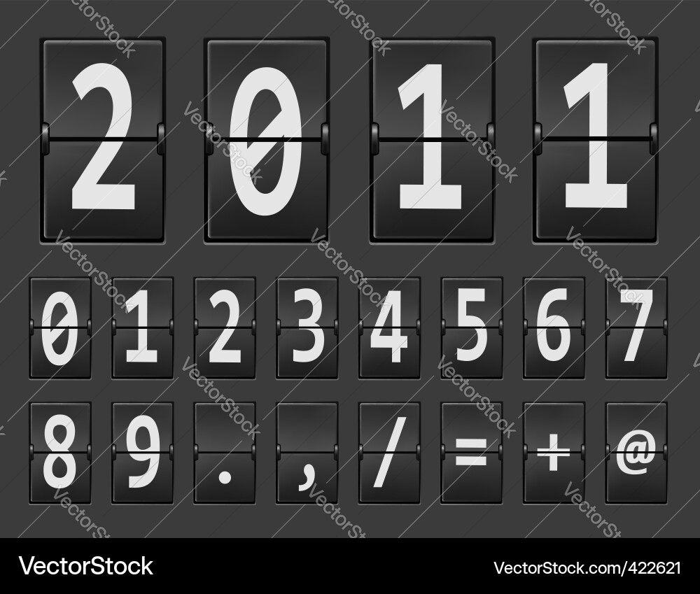 Mechanical panel Royalty Free Vector Image - VectorStock