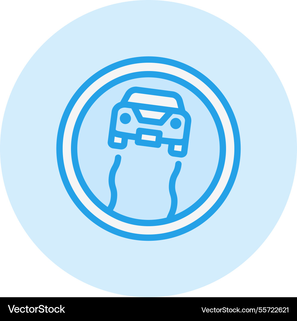 Slippery icon design Royalty Free Vector Image