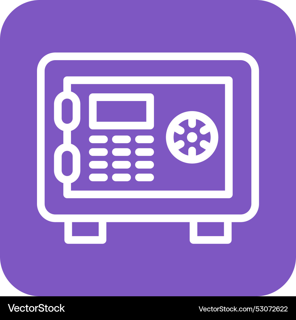 Safety box icon design Royalty Free Vector Image