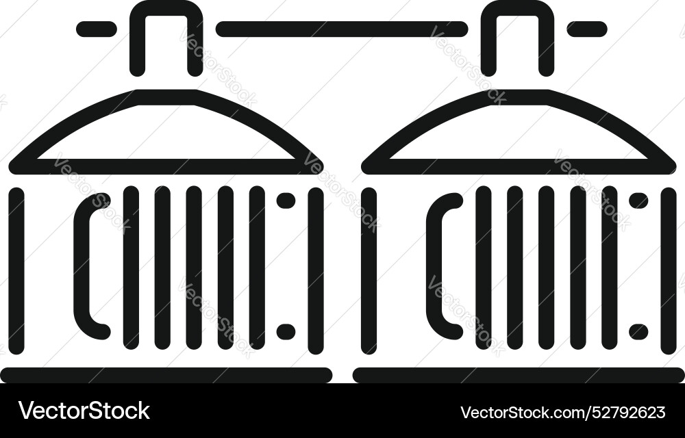 Biogas plant processing organic waste Royalty Free Vector