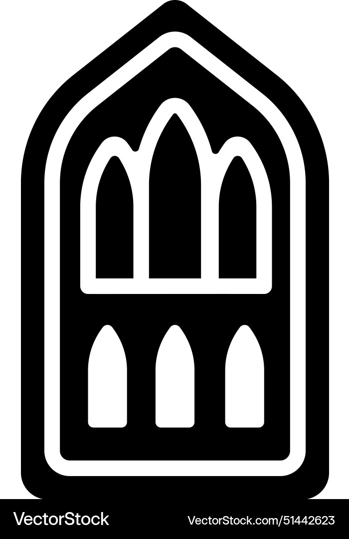 Mosque window Royalty Free Vector Image - VectorStock