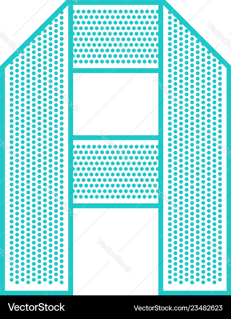 Perforated Letter A Royalty Free Vector Image - VectorStock
