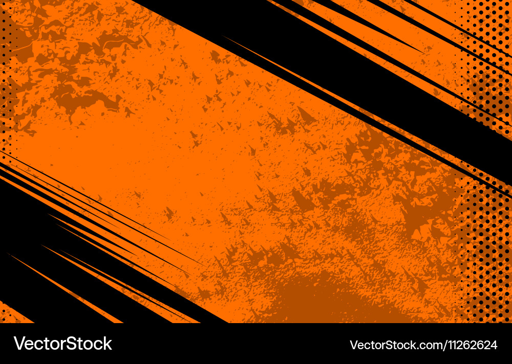 Comic Orange Grunge Background Royalty Free Vector Image