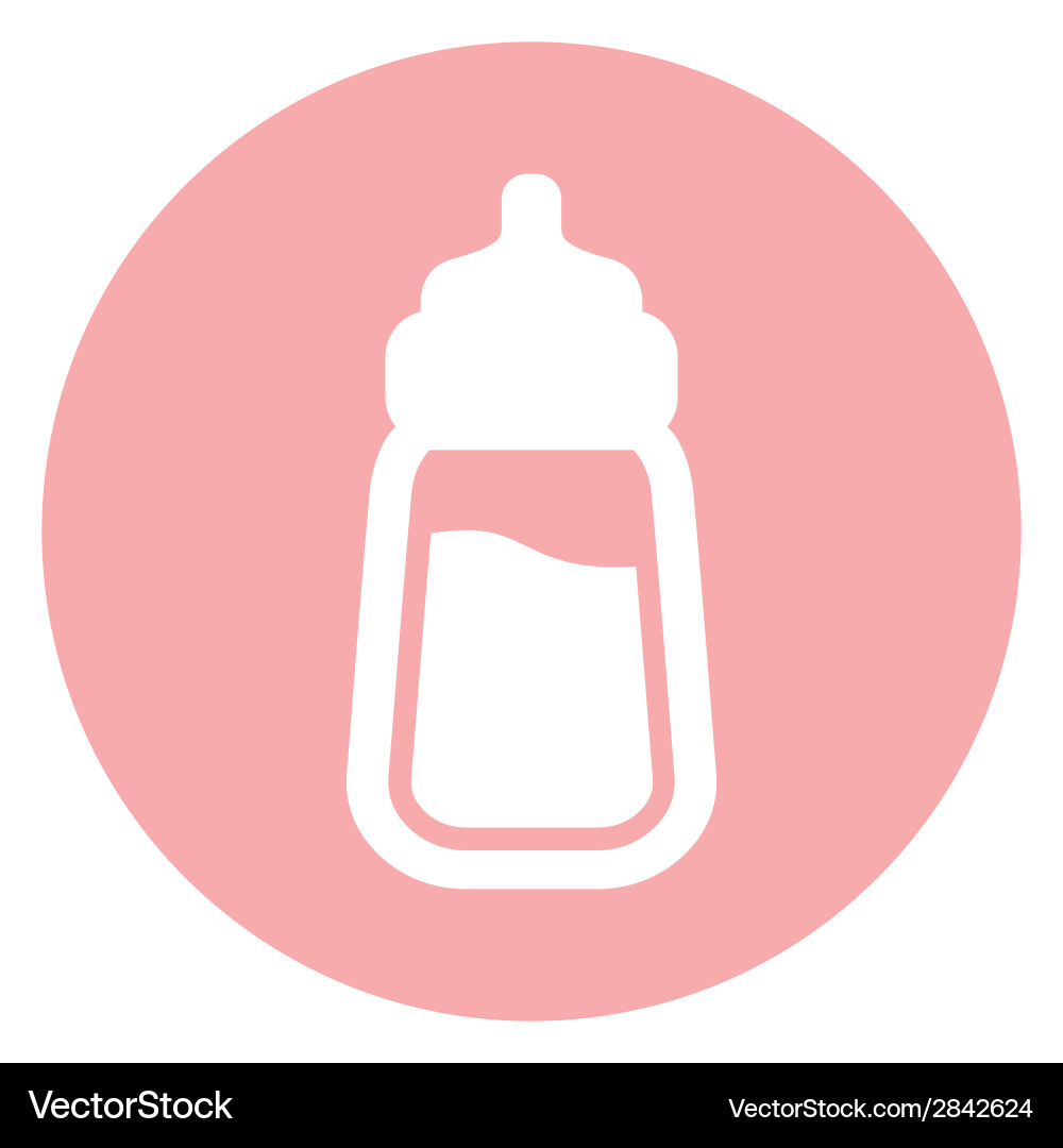 Milk Bottle Icon - Baby Milk Royalty Free Vector Image