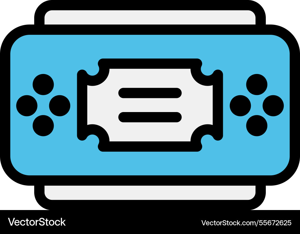 Console icon design Royalty Free Vector Image - VectorStock
