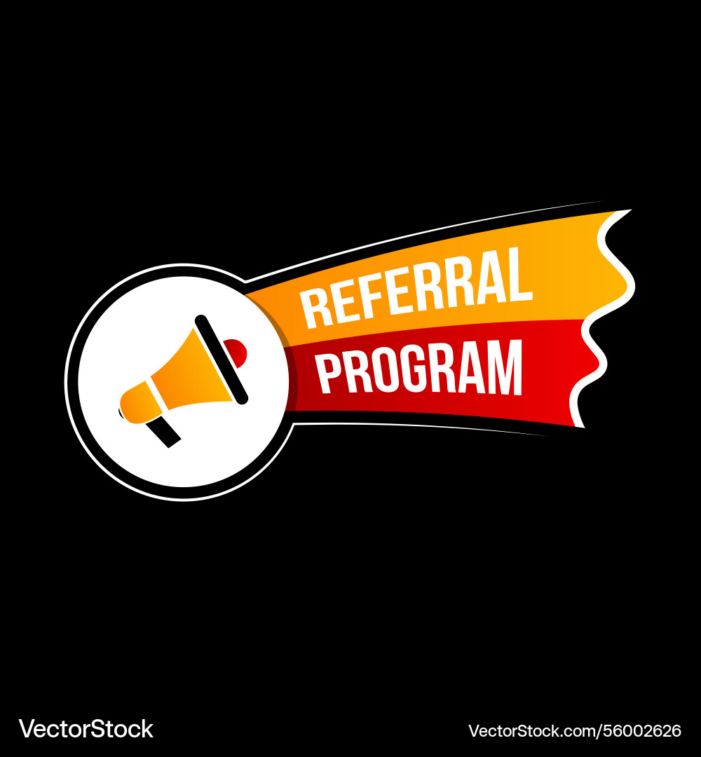 Referral Programs Guide Royalty Free Vector Image
