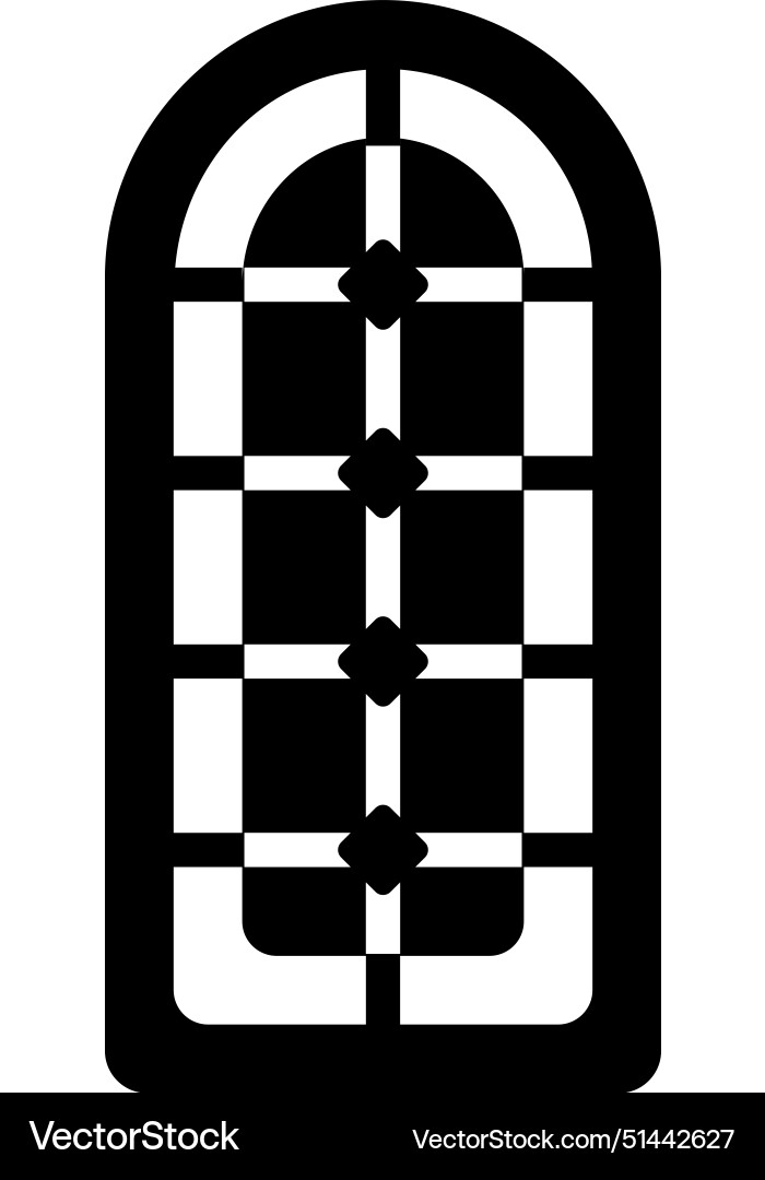 Islamic window Royalty Free Vector Image - VectorStock