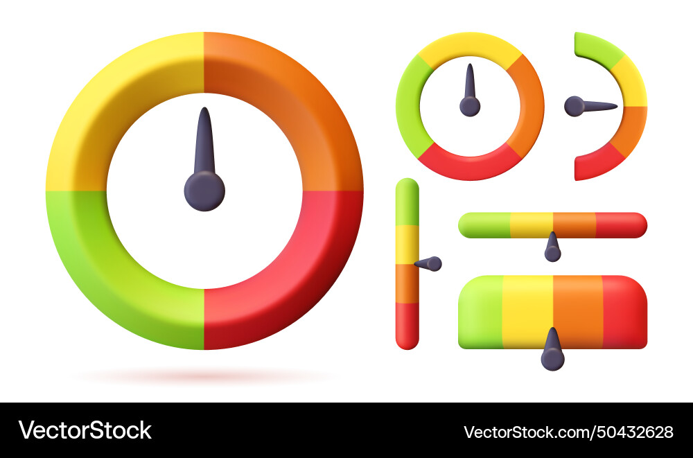 3d speed icon Royalty Free Vector Image - VectorStock