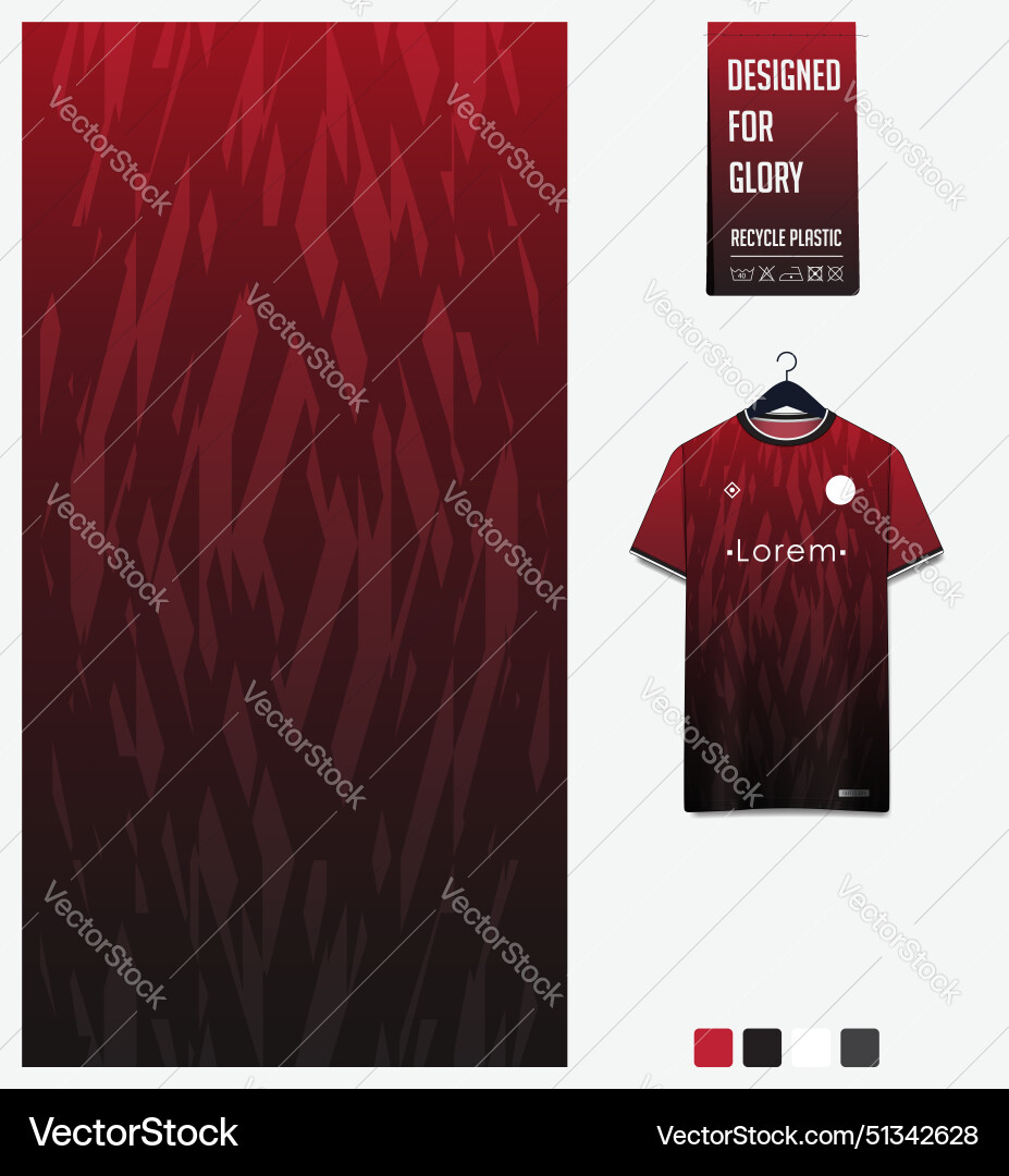 Diagonal pattern for soccer jersey textile design Vector Image
