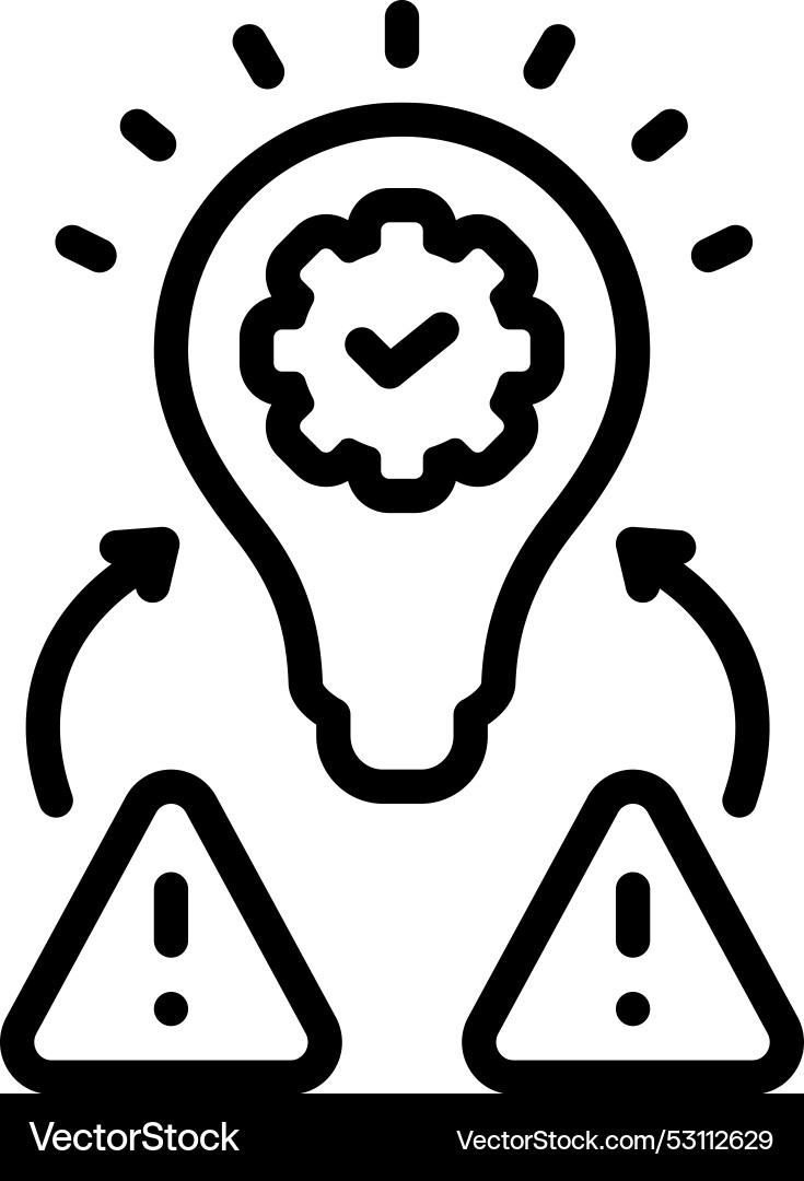 Resolve issues Royalty Free Vector Image - VectorStock