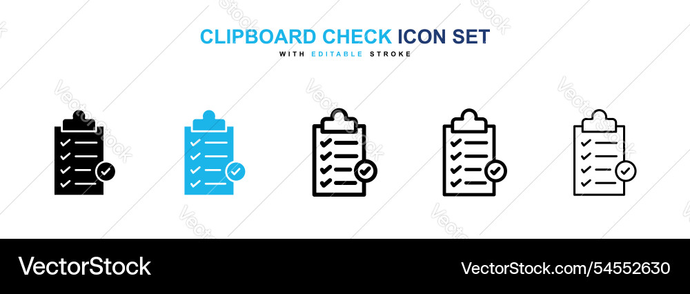 Clipboard check icon Royalty Free Vector Image